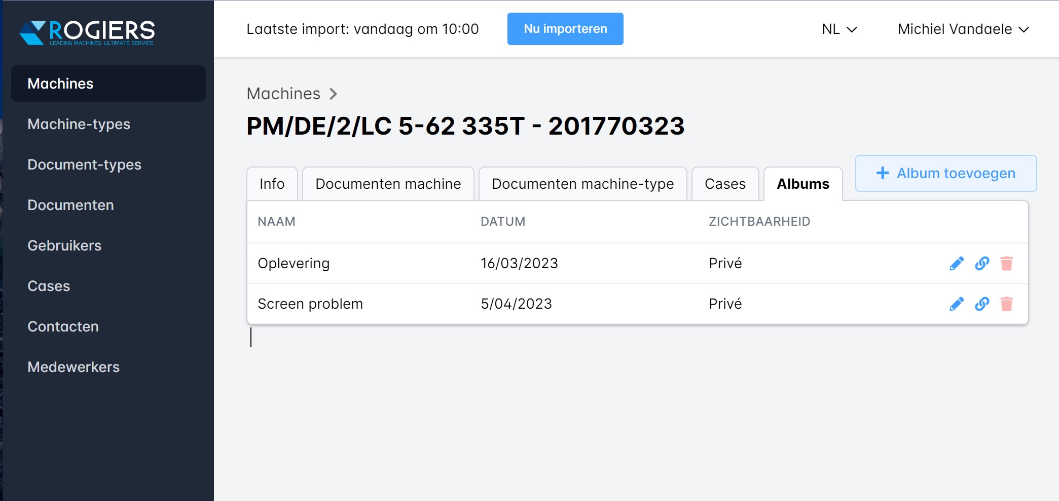 Update Machine Portaal - Rogiers nv/sa